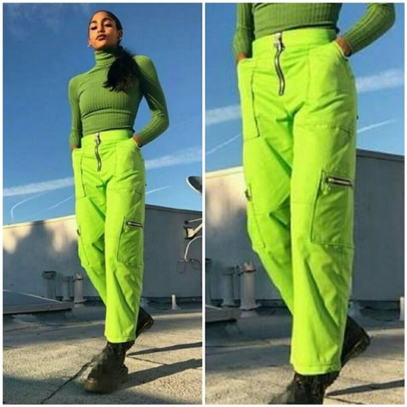 Pants & Jumpsuits | Techno Cargo Pants Street Style Rave Ufo Pants 9s ...